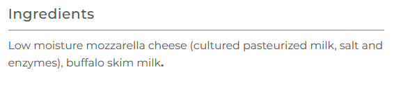 Mozzarella- Bacio | The Italian Apron, Inc.